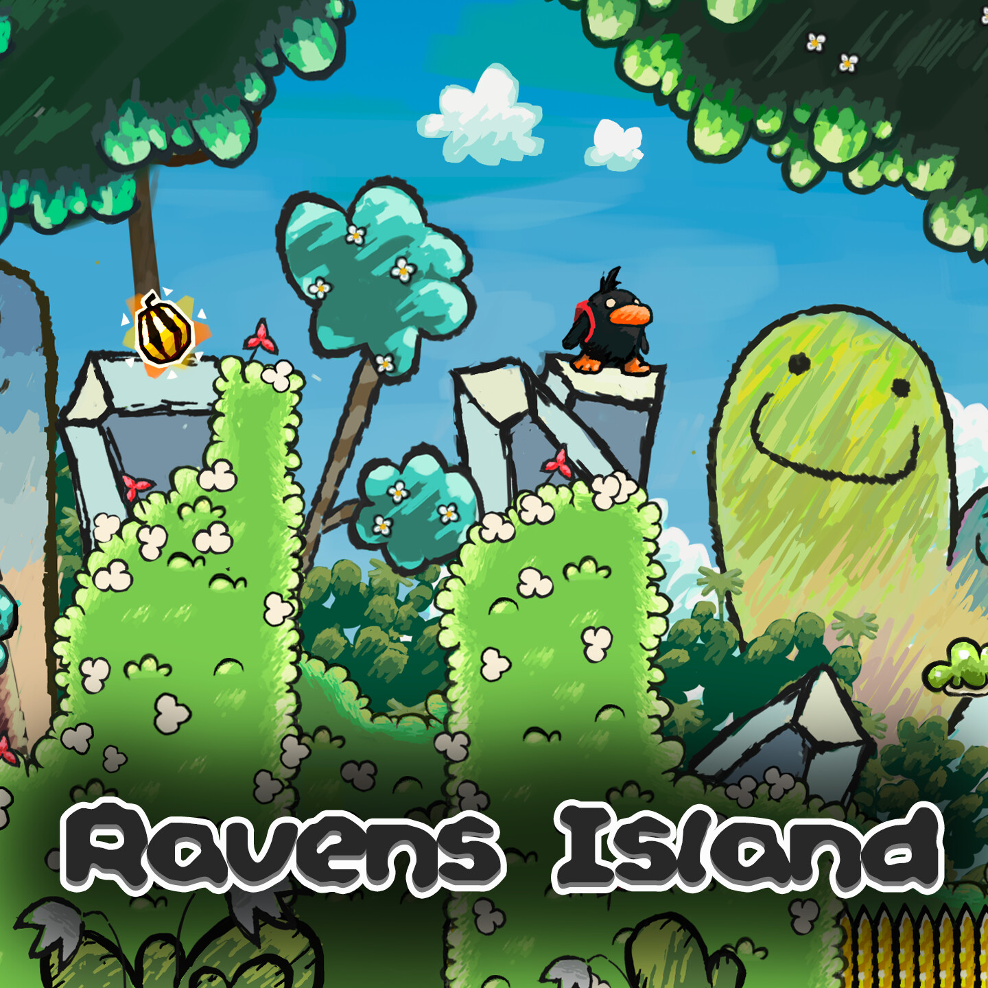 ArtStation - Ravens Island : Consept Platformeur 2D