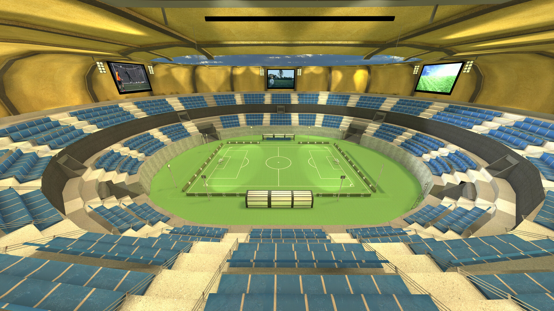 ArtStation - Football Stadium 2