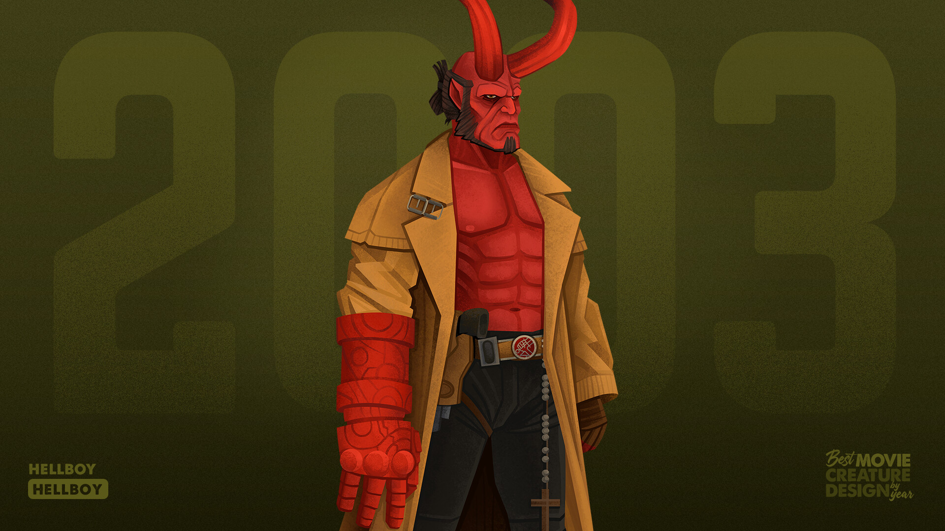 ArtStation - 2004 - Hellboy