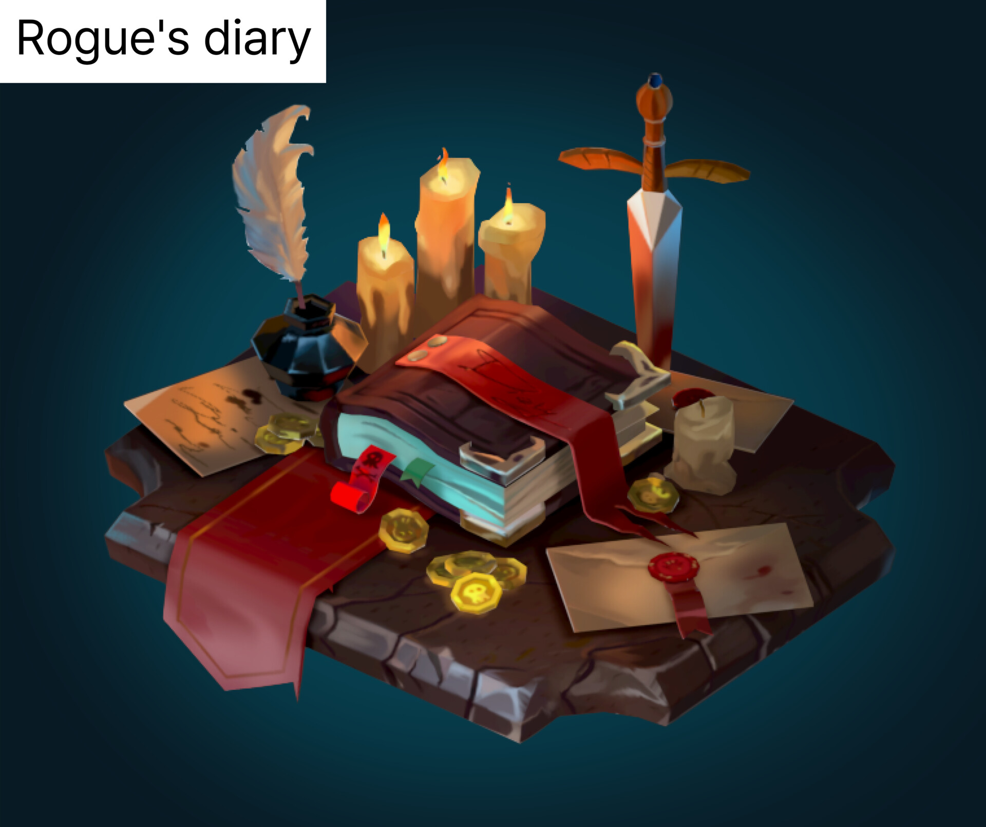 ArtStation - Rogue's diary