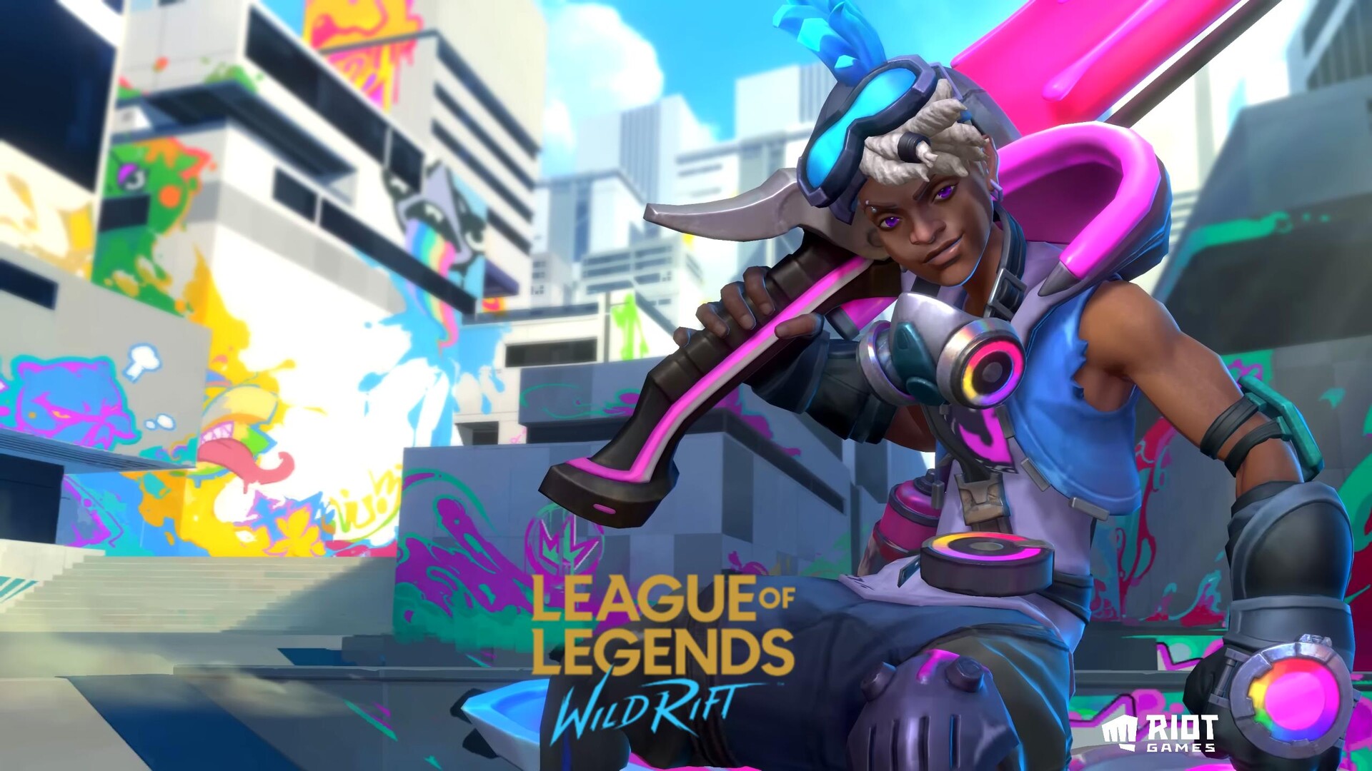 ArtStation - Chromacrash Ekko Wild Rift Skin Turntable Animation