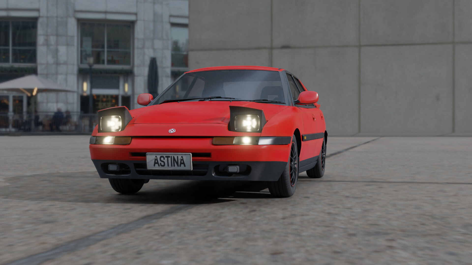 ArtStation - 1990 Mazda Astina 323f