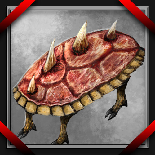 Rhys Hall Game art and Design - Ugarth diamond creature concept 01