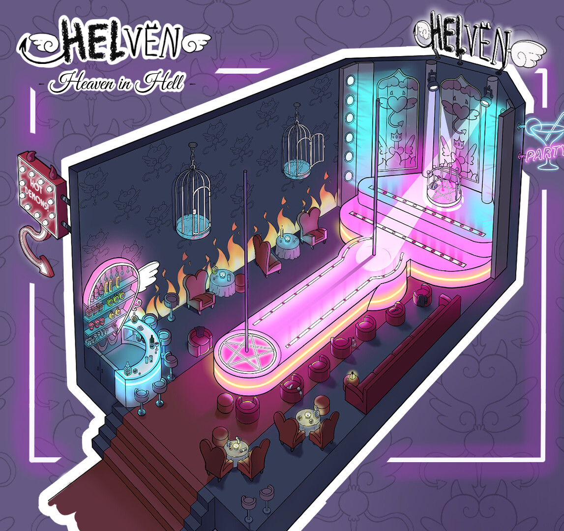 ArtStation - Helven - Heaven in Hell