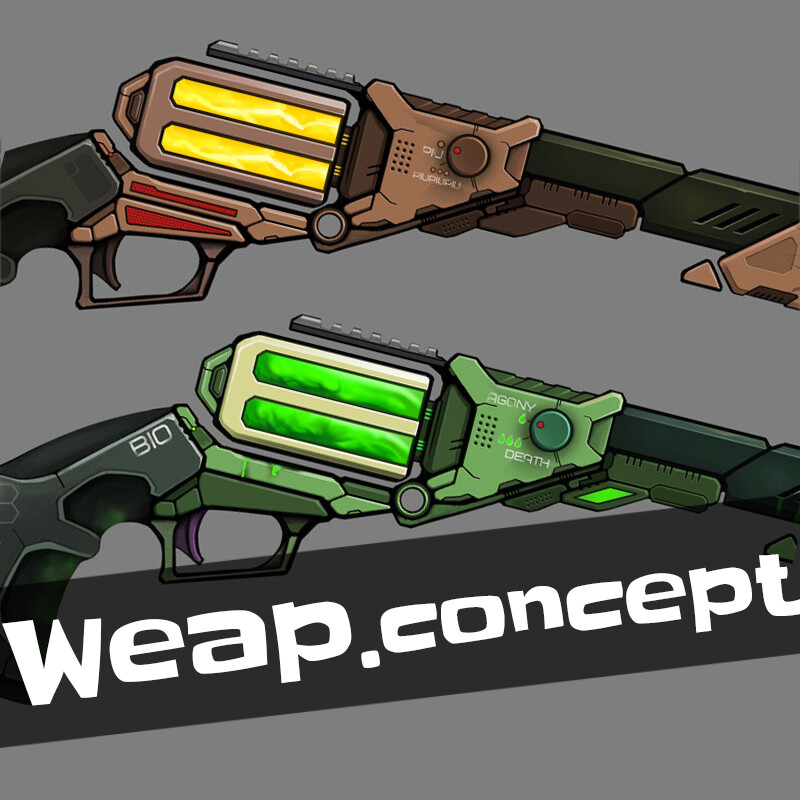 ArtStation - Weapon concepts