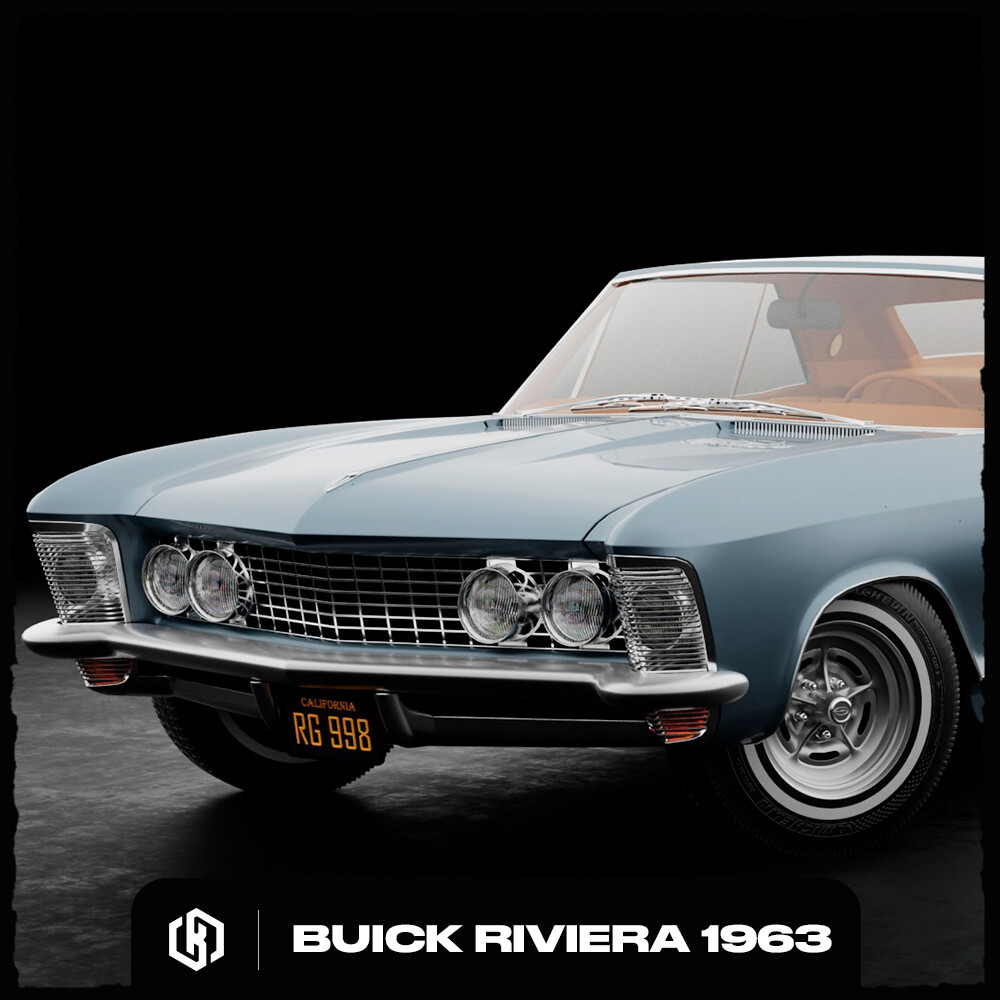 ArtStation - Buick Riviera 1963