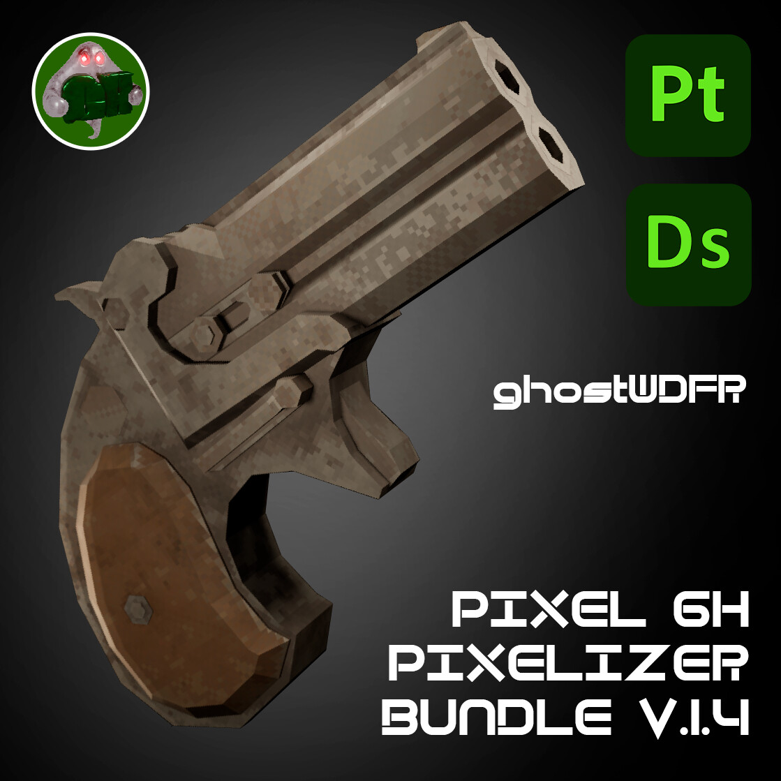 ArtStation - GH Pixelizer Bundle for Substance Painter 3D Overview