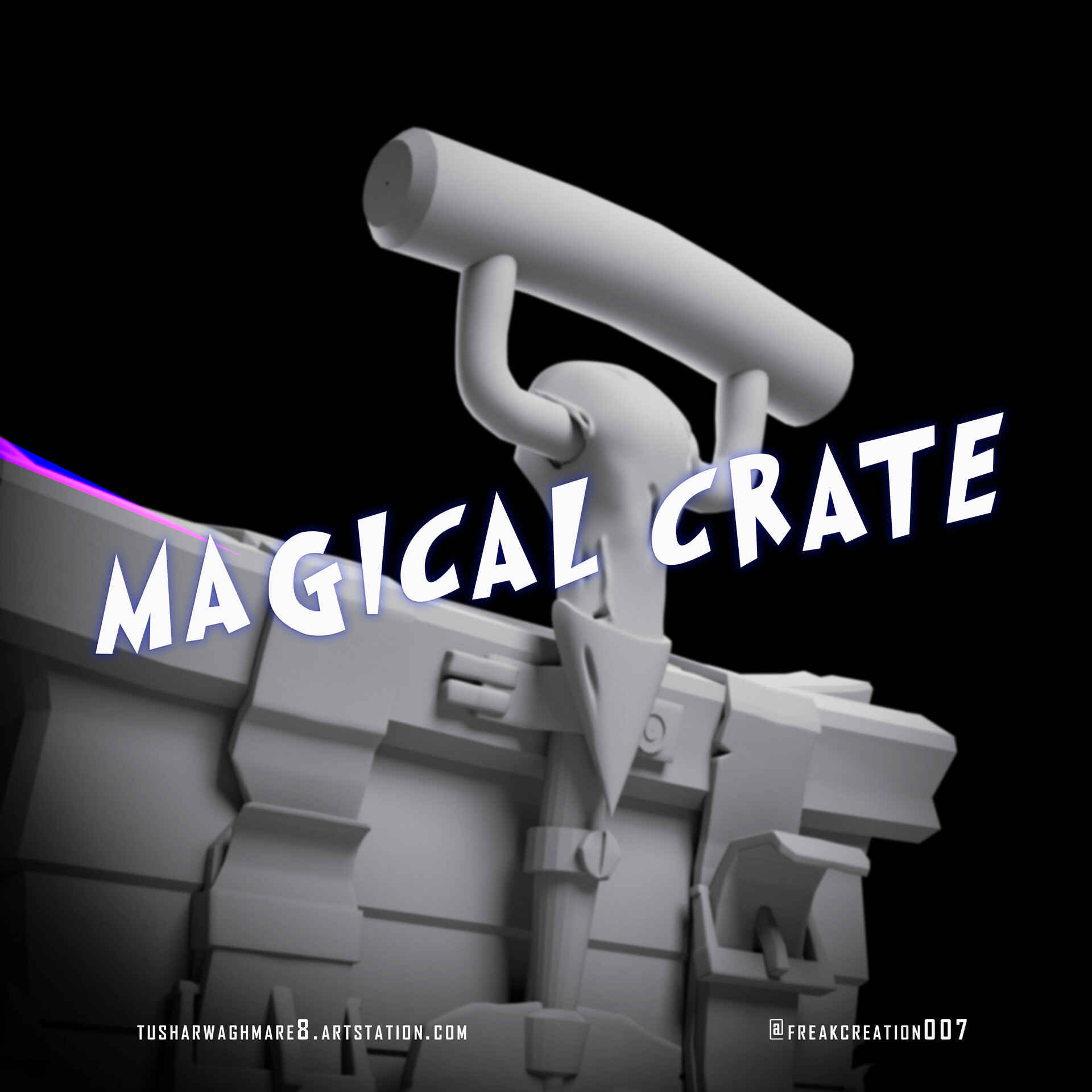 ArtStation - 3D Magical Crate