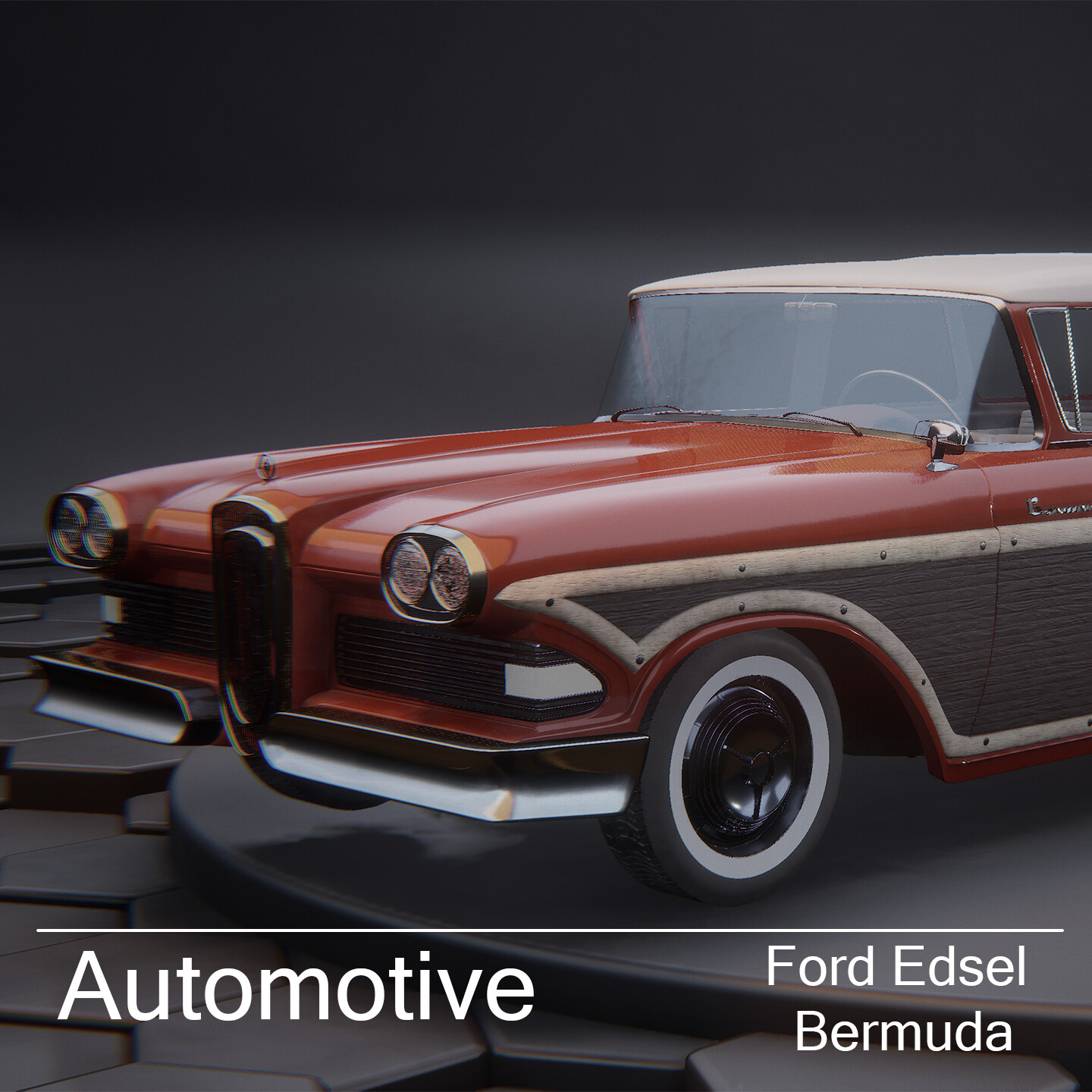 ArtStation - Retro Automotive Ford Edsel