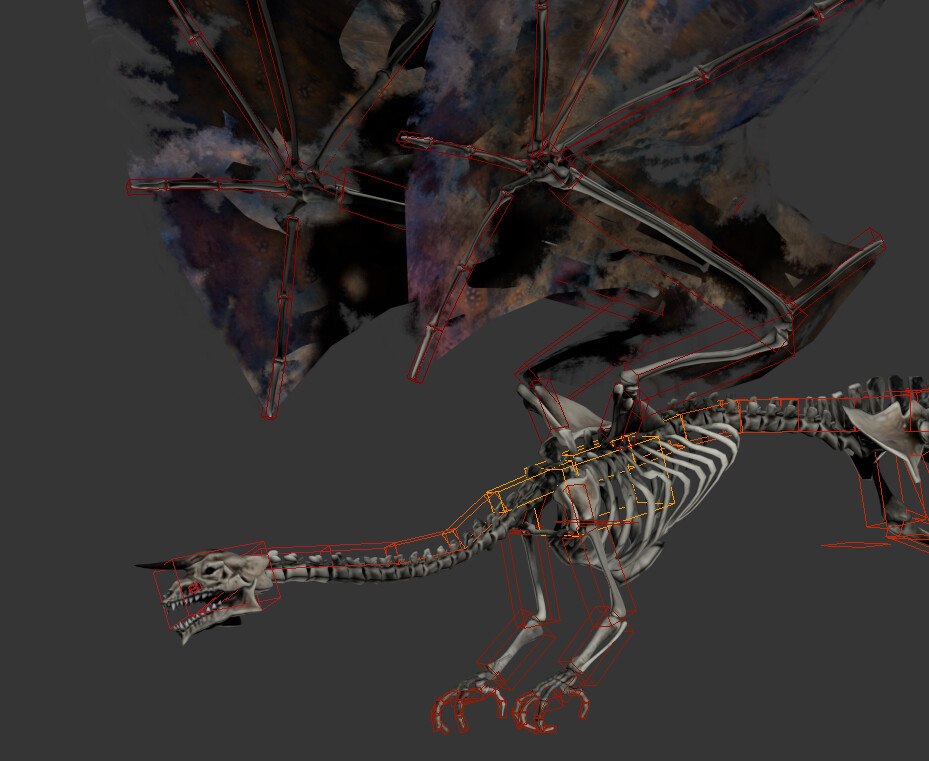 ArtStation - Animation Flying Dragon