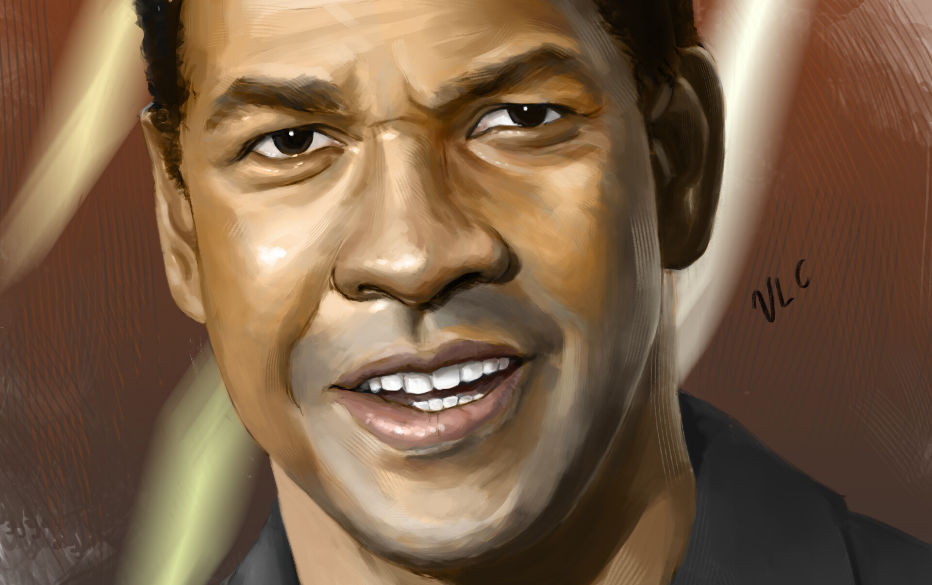 ArtStation - Denzel Washington portrait