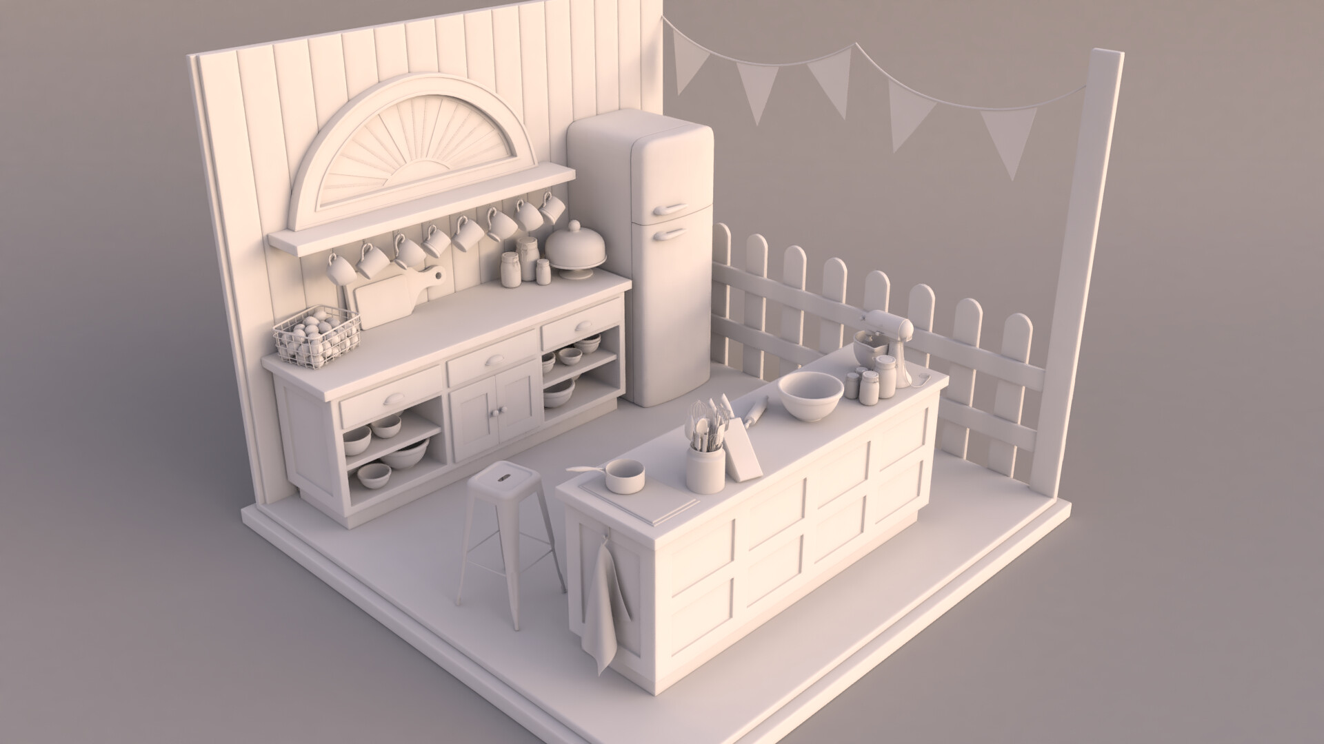 ArtStation - Bake Off Diorama