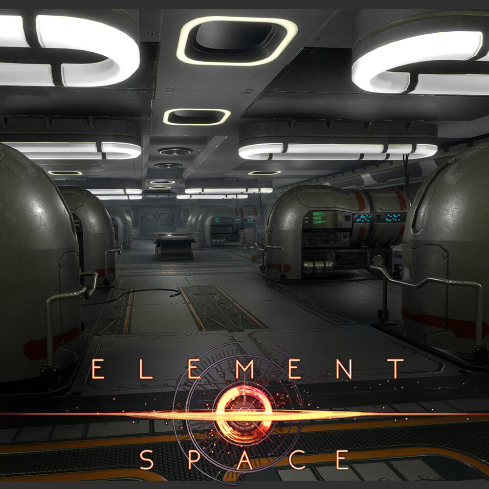 ArtStation - ELEMENT: SPACE // Server Room (Realtime)