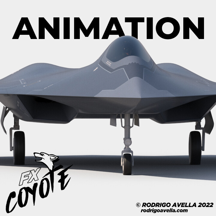 ArtStation - Coyote FX - Sixth generation fighter concept