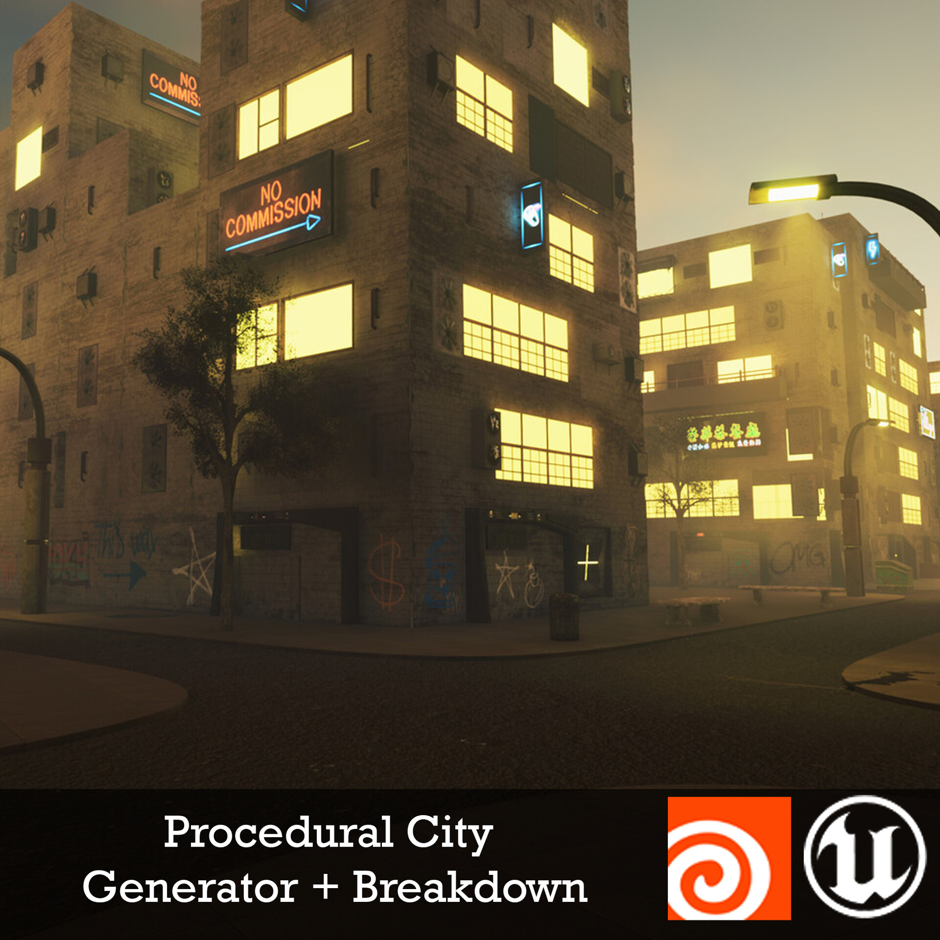 ArtStation - Procedural City Generator