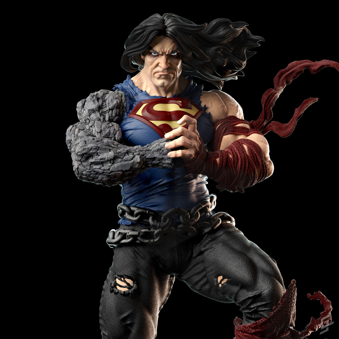 ArtStation - Superman Darknight Death Metal
