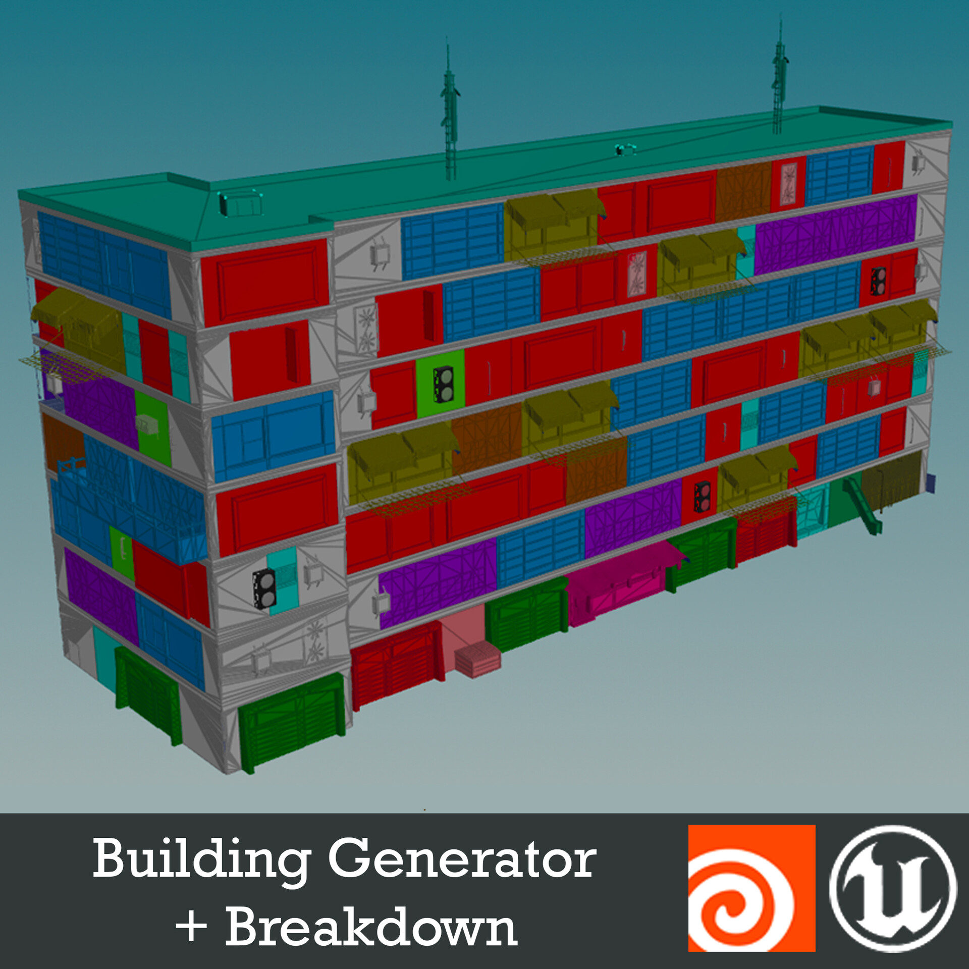 ArtStation - Building Generator - Tool Breakdown