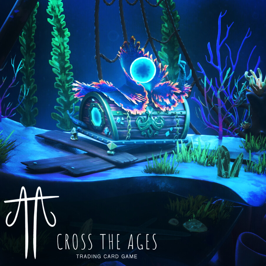ArtStation - Water Elemental Chest and Environment - Cross The Ages ...