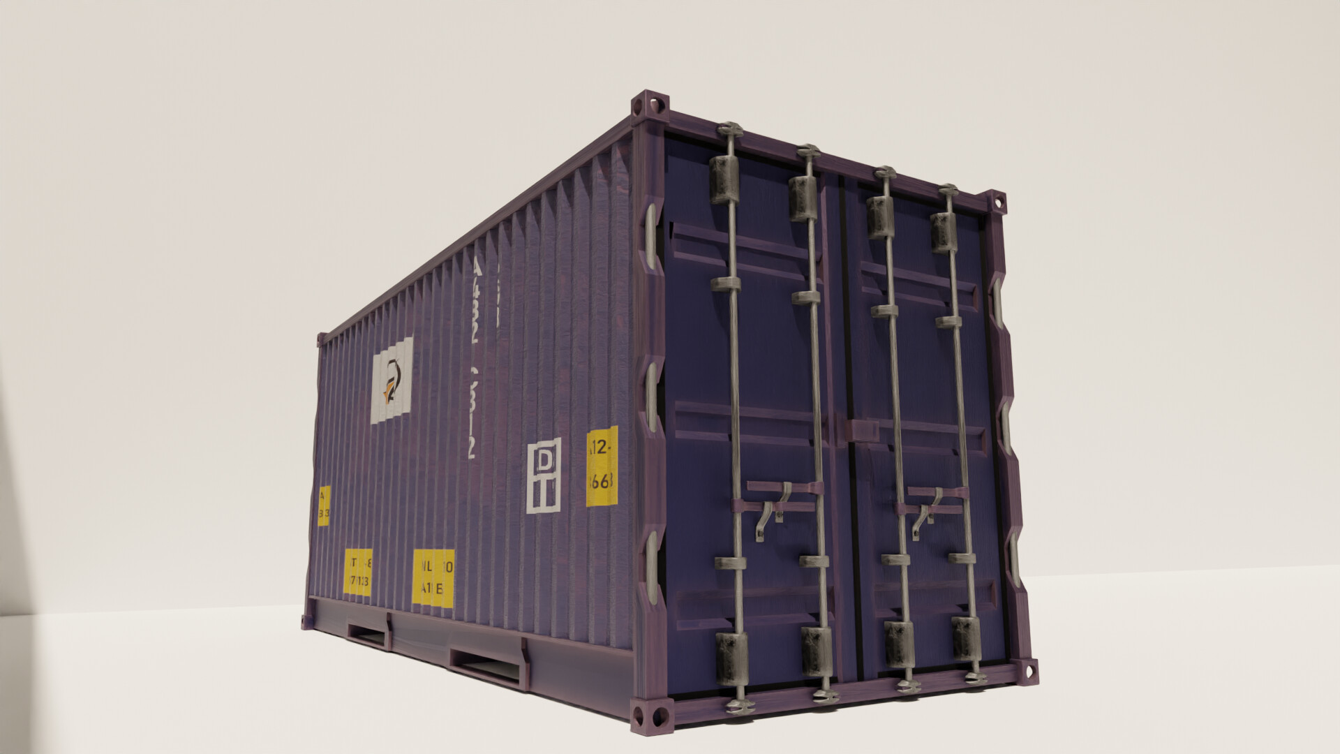 ArtStation - General Goods Shipping Container 20FT