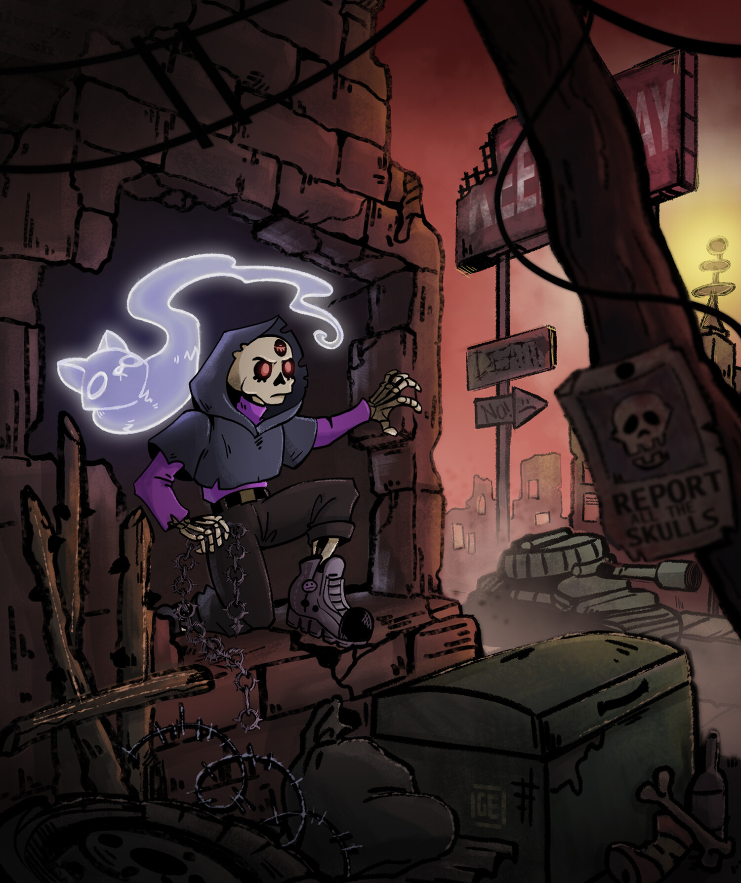 ArtStation - Report all the Skulls