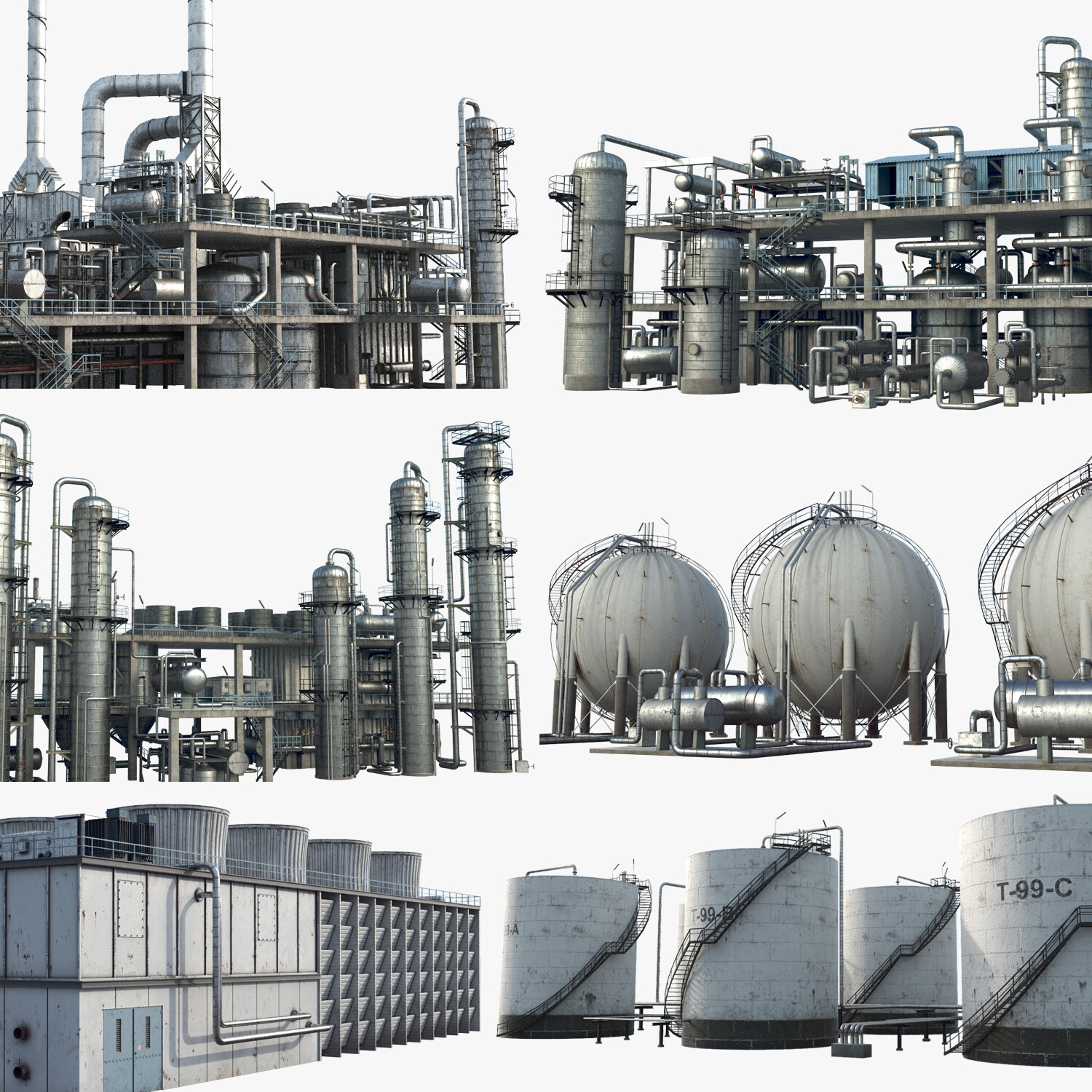 ArtStation - Mega Refinery Units