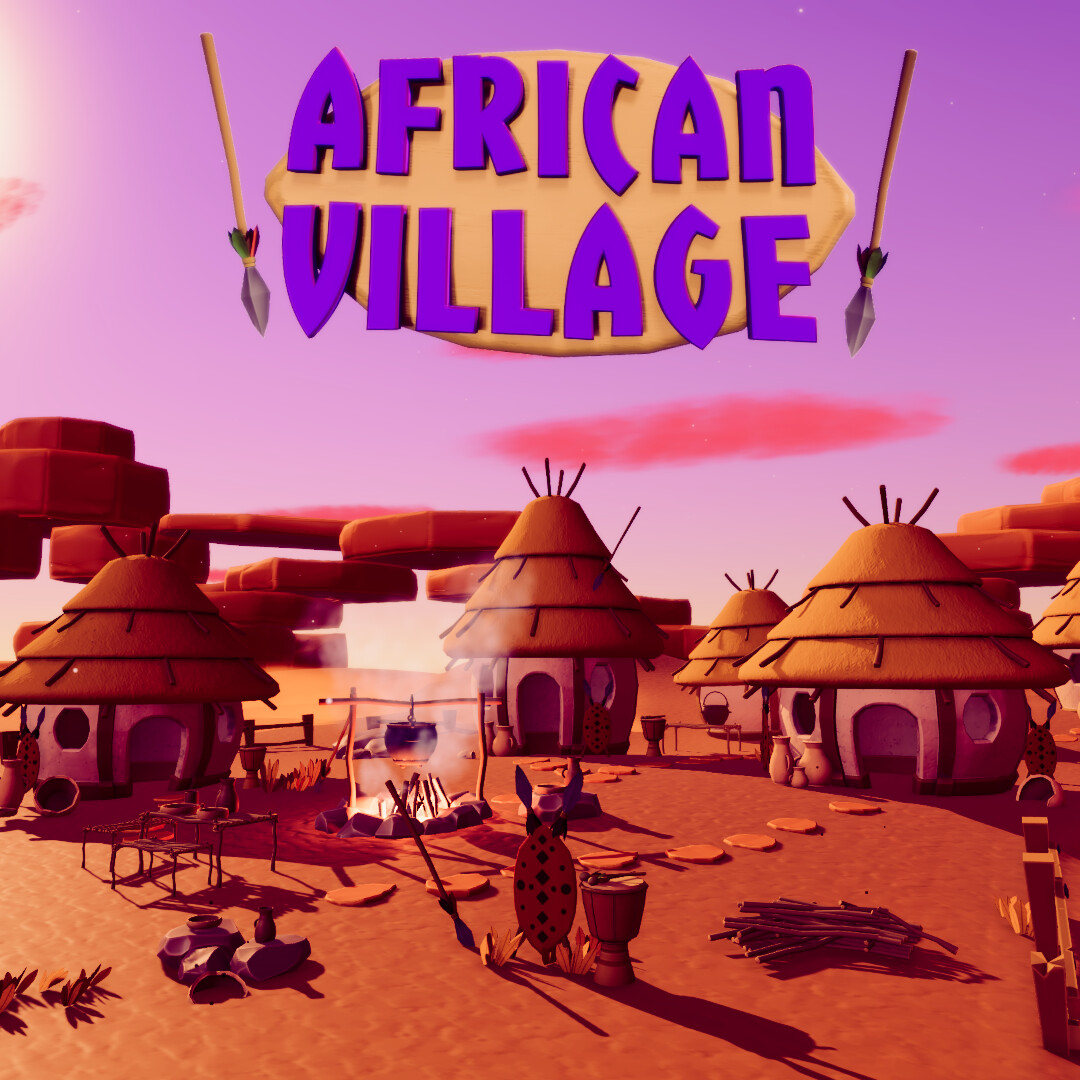 Janis Zihmanis - African Village game assets ( Unity URP )
