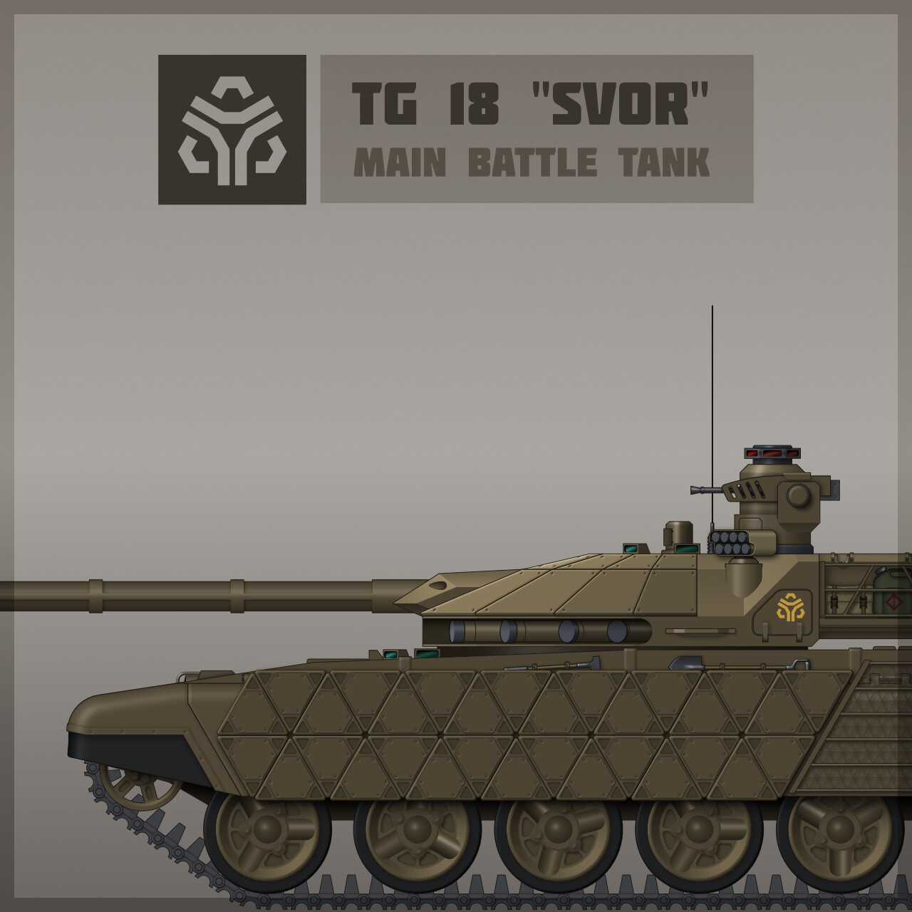 ArtStation - TG 18 "Svor" Main Battle Tank