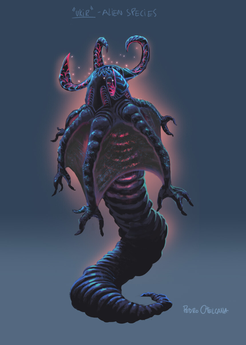 ArtStation - Ukir - Alien creature
