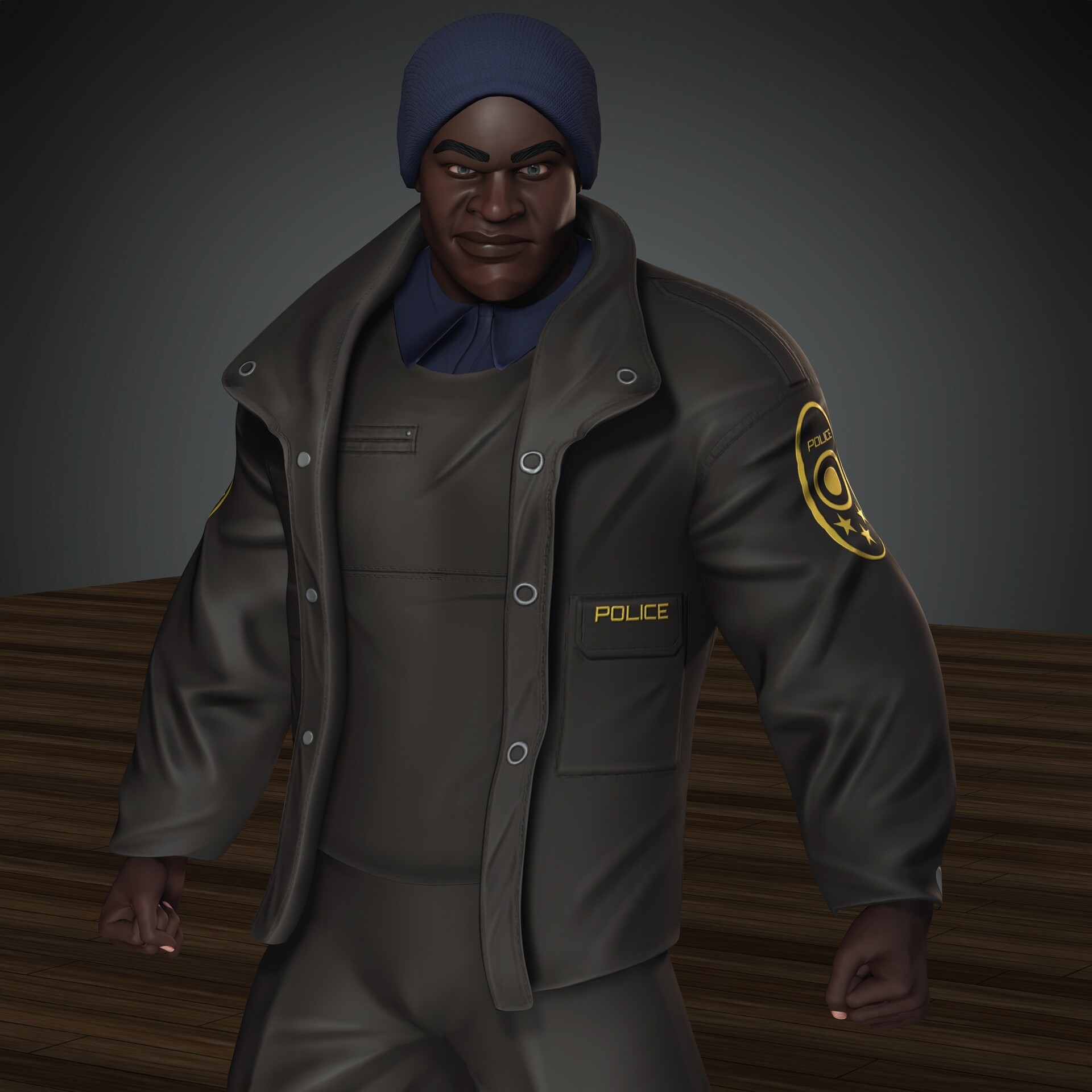 ArtStation - police man