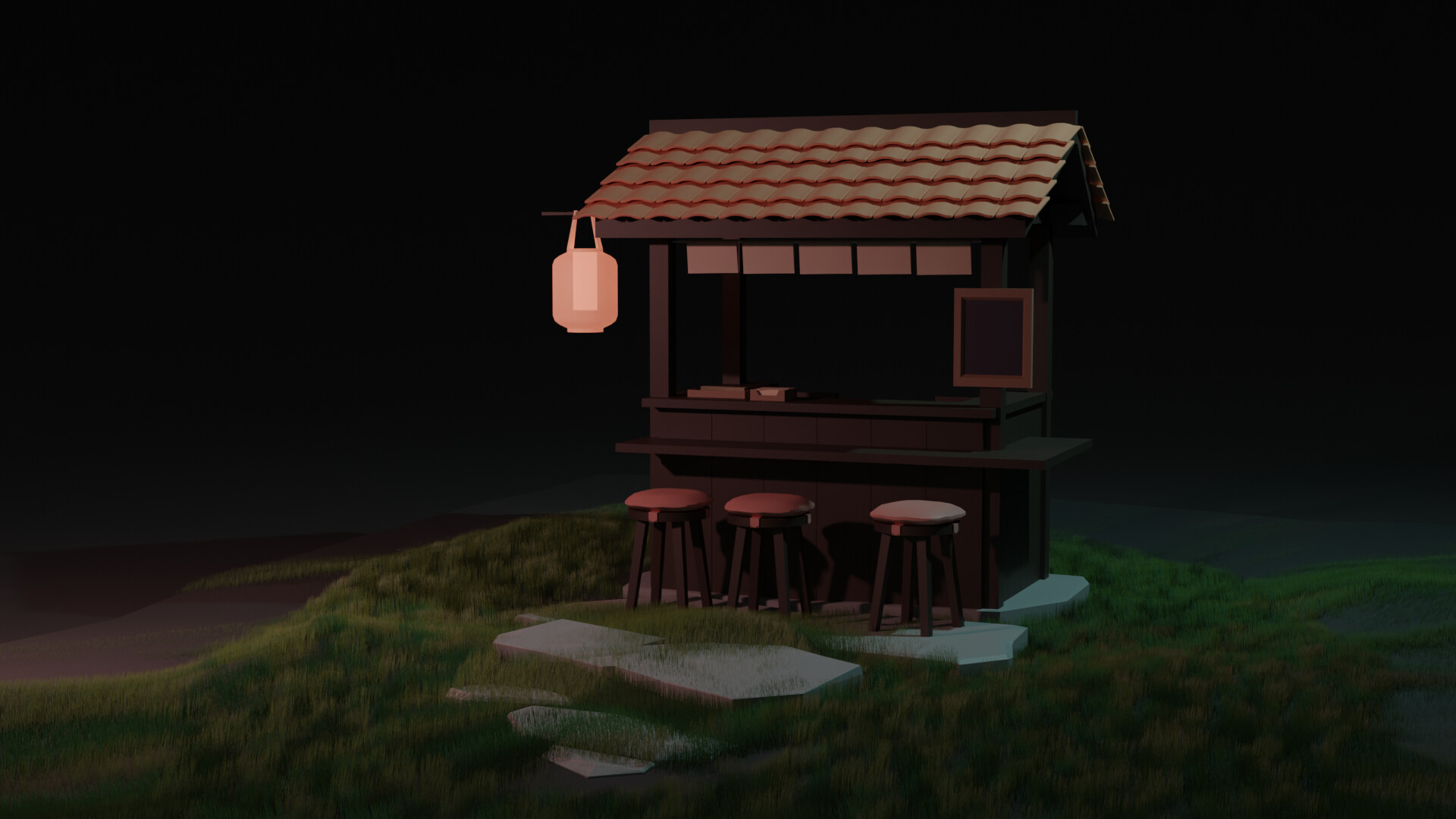 ArtStation - noodle bar