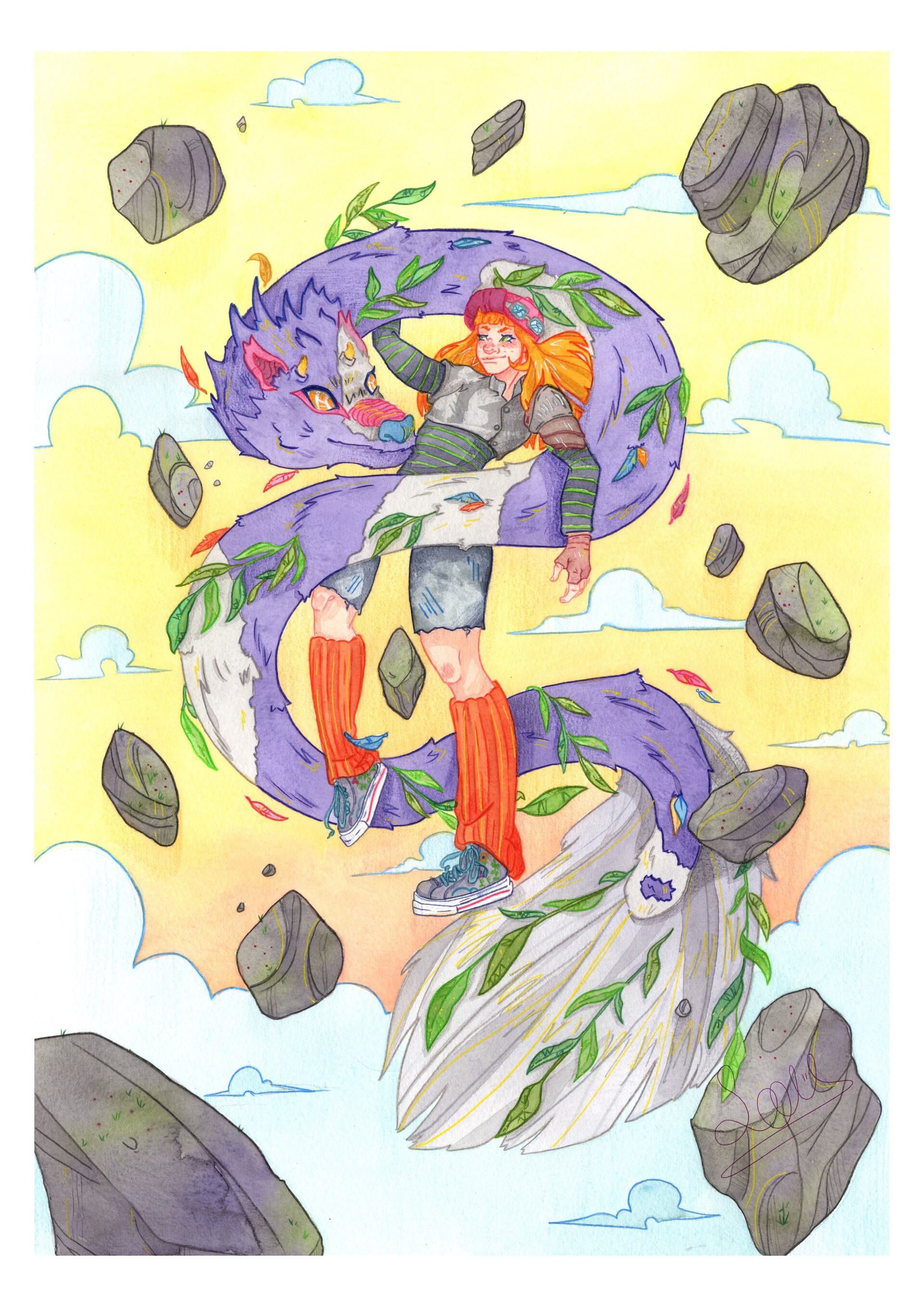 ArtStation - Nature Dragon