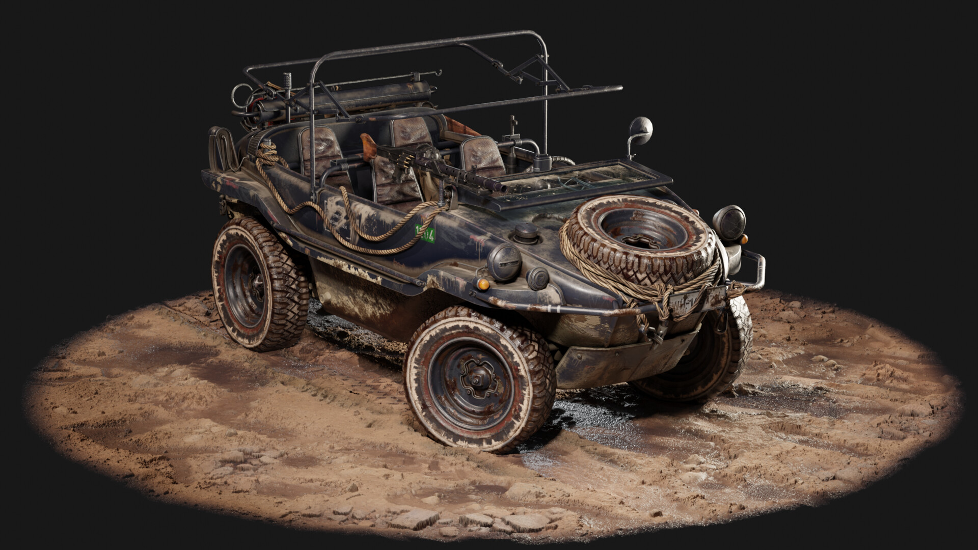 ArtStation - Schwimmwagen Type 166