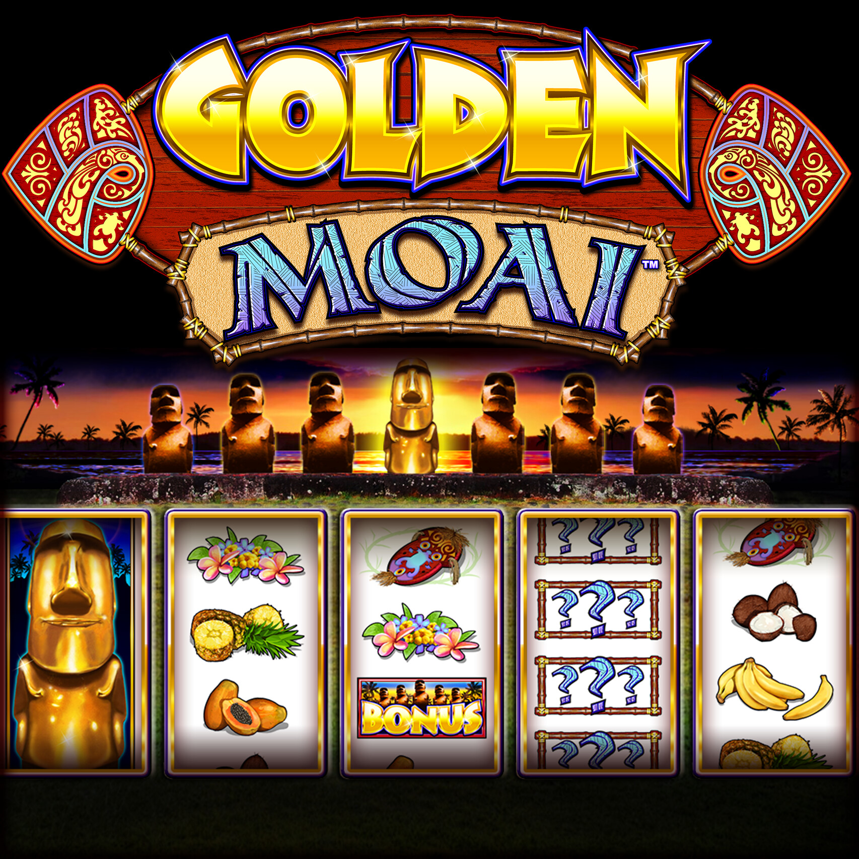 ArtStation - Golden Moai Video/mechanical slot game Scientific Games