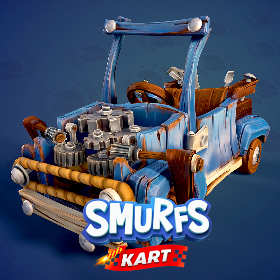ArtStation - Handy Kart - Smurfs Kart