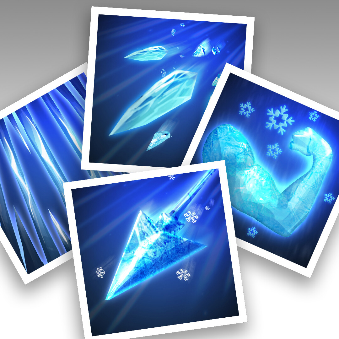 ArtStation - Ice Skill Icon - Cryptofights