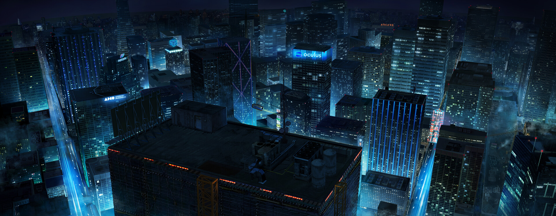 ArtStation - city night