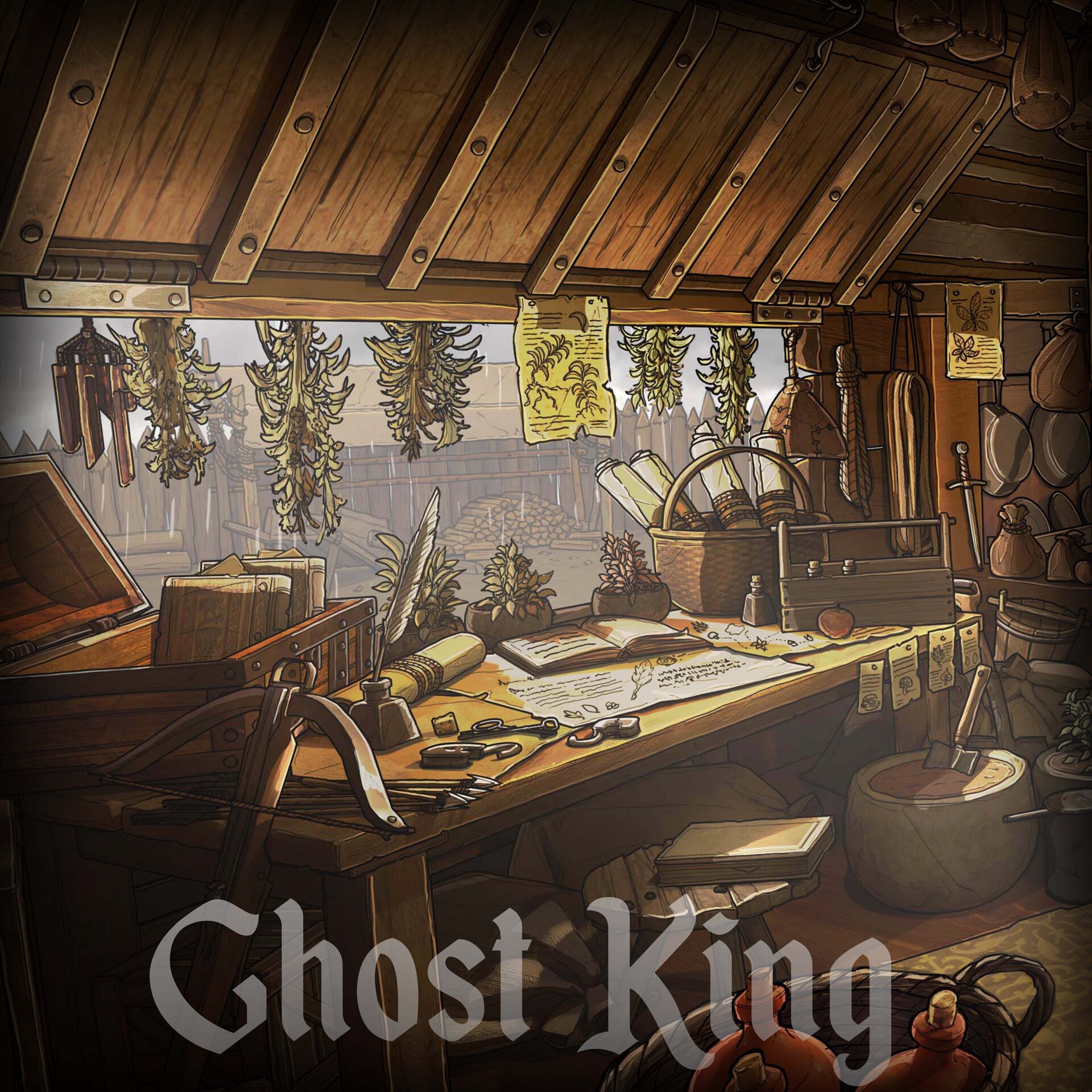 ArtStation - Ghost King - Cabin Interior