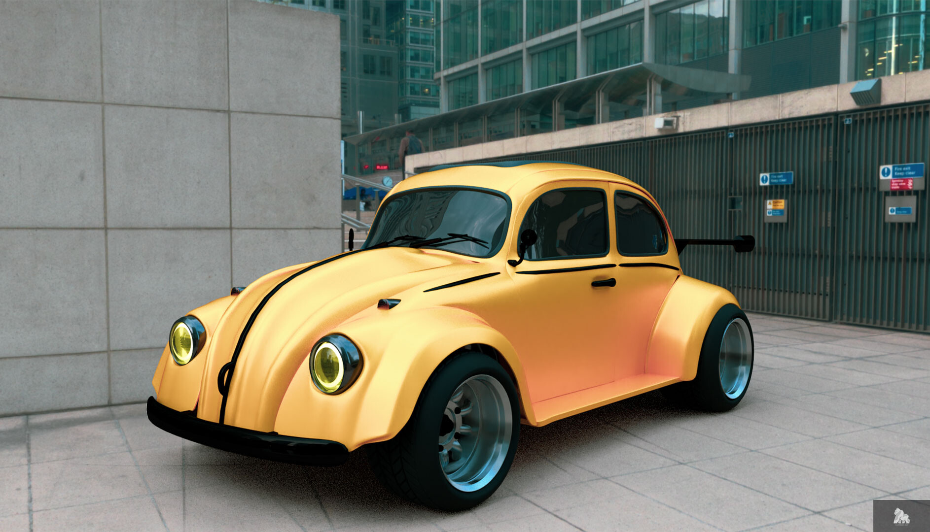 ArtStation - 'Yellow-Bug' Beetle