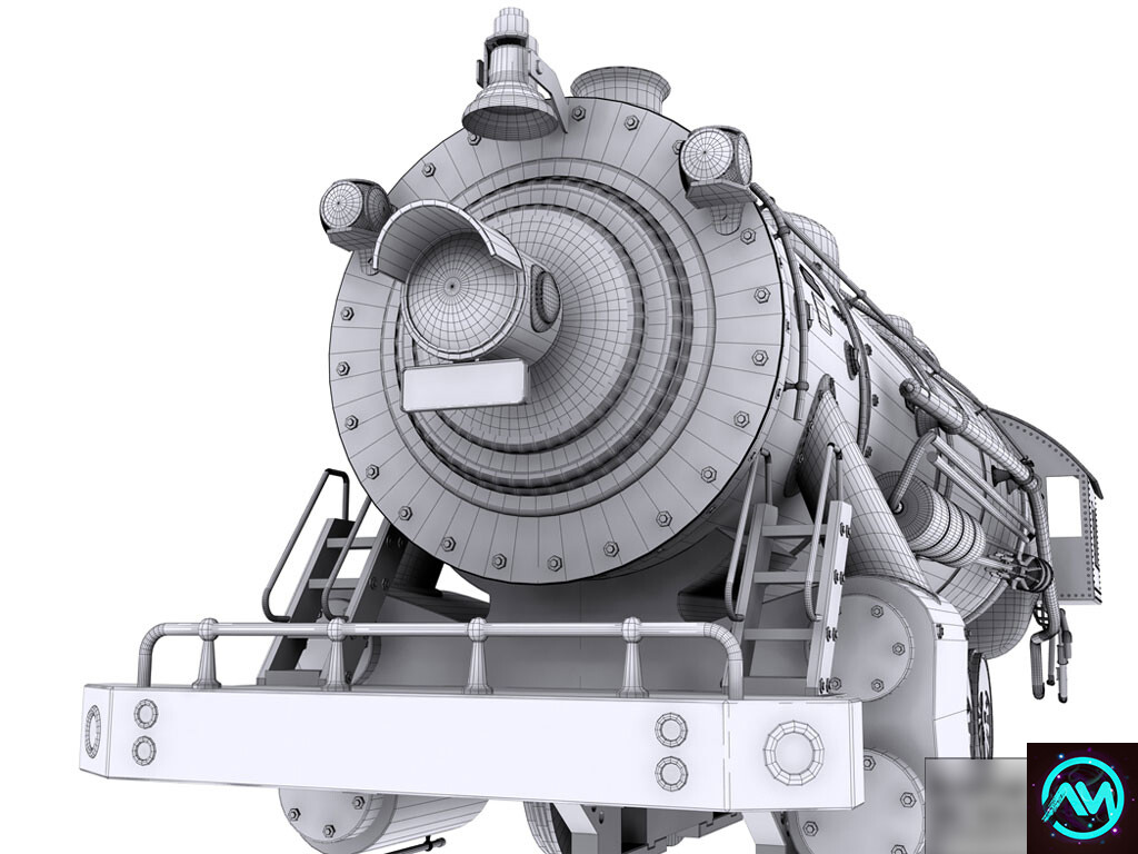 ArtStation - Train Engine / Locomotive