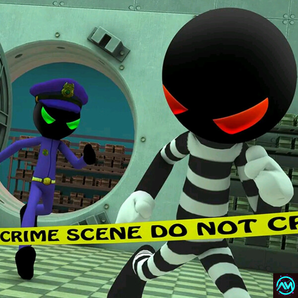 ArtStation - Stickman Robbery Escape Game