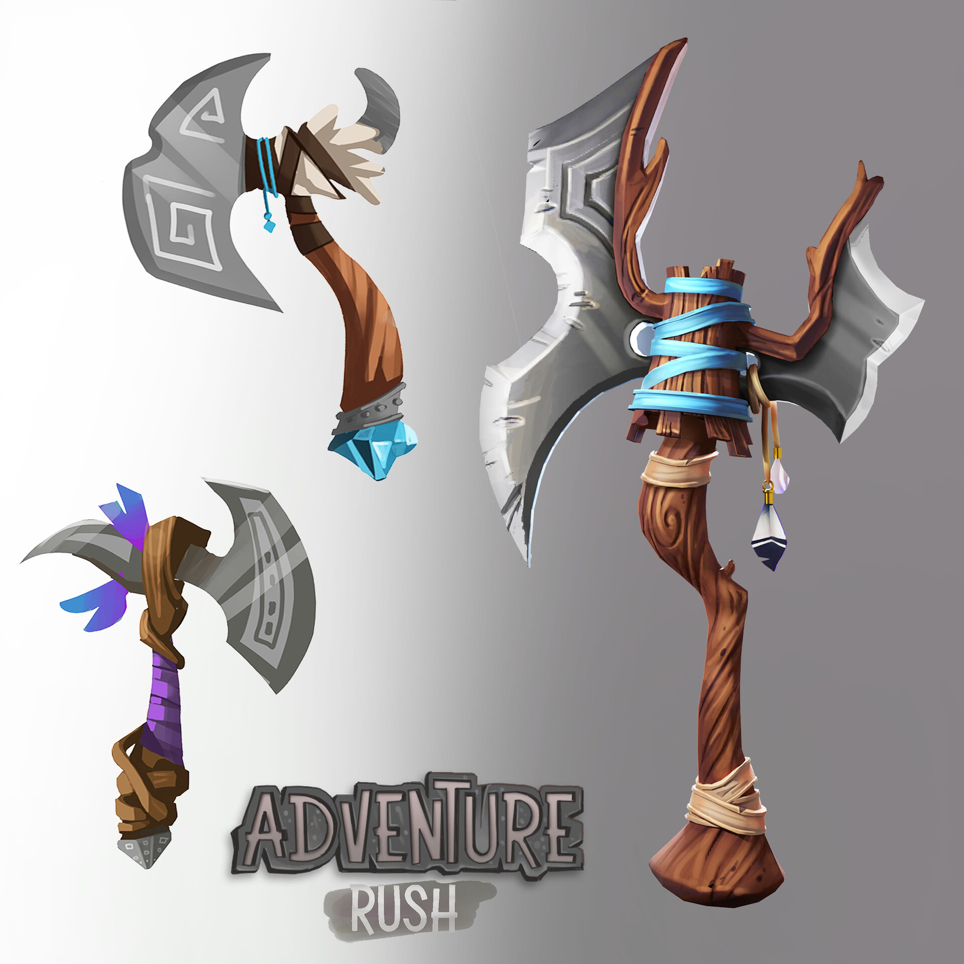 ArtStation - Cartoon axe game asset