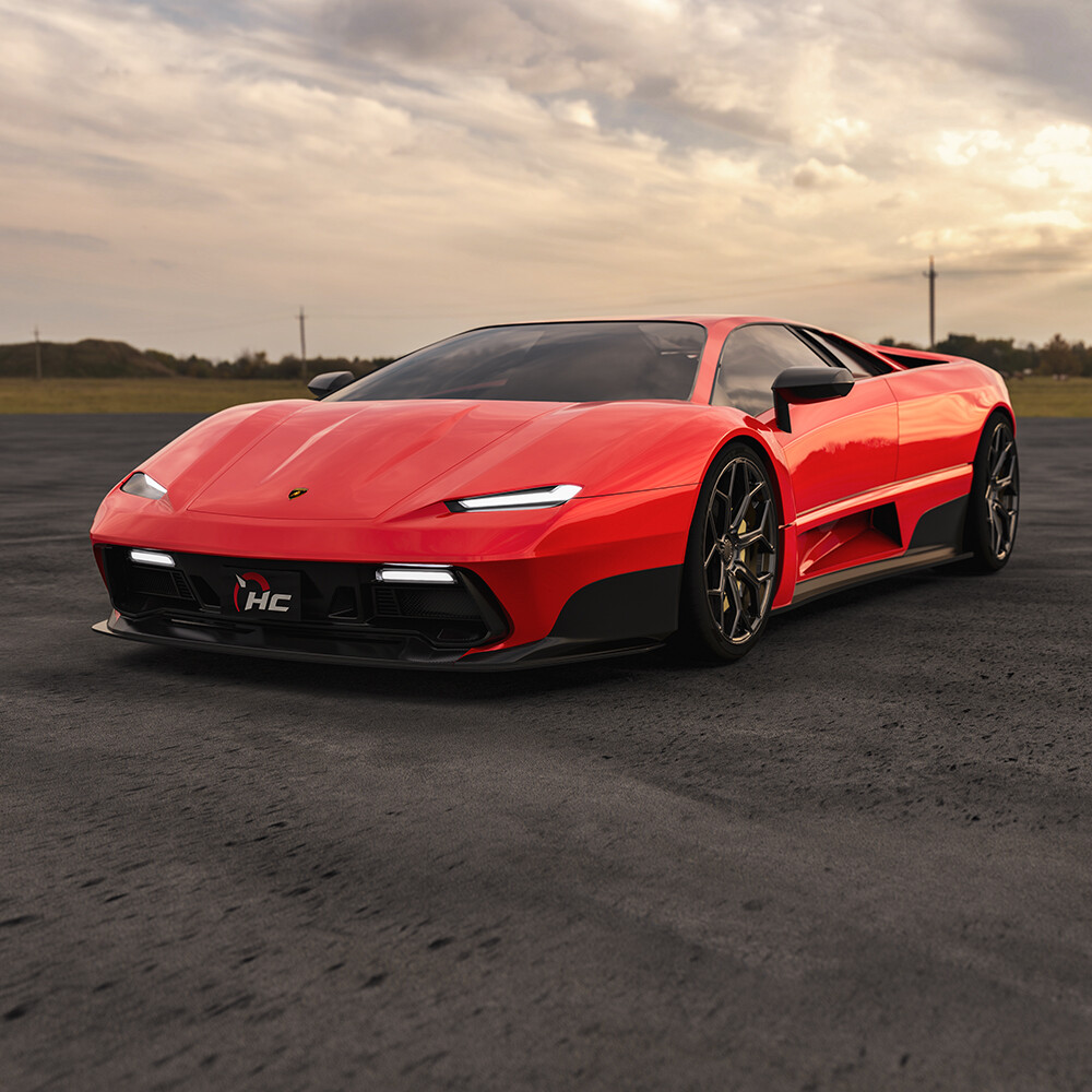 ArtStation - Lamborghini Diablo Modern vision