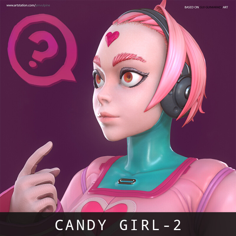 ArtStation - Candy Girl 2