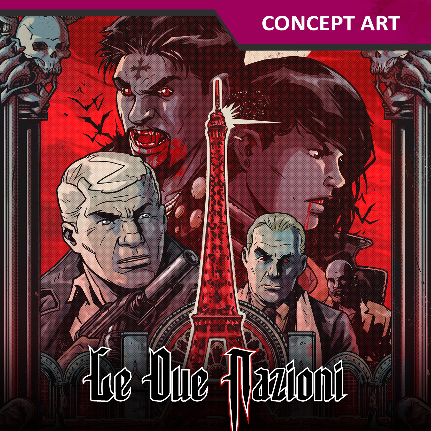 ArtStation - The two nations (2016) concept art