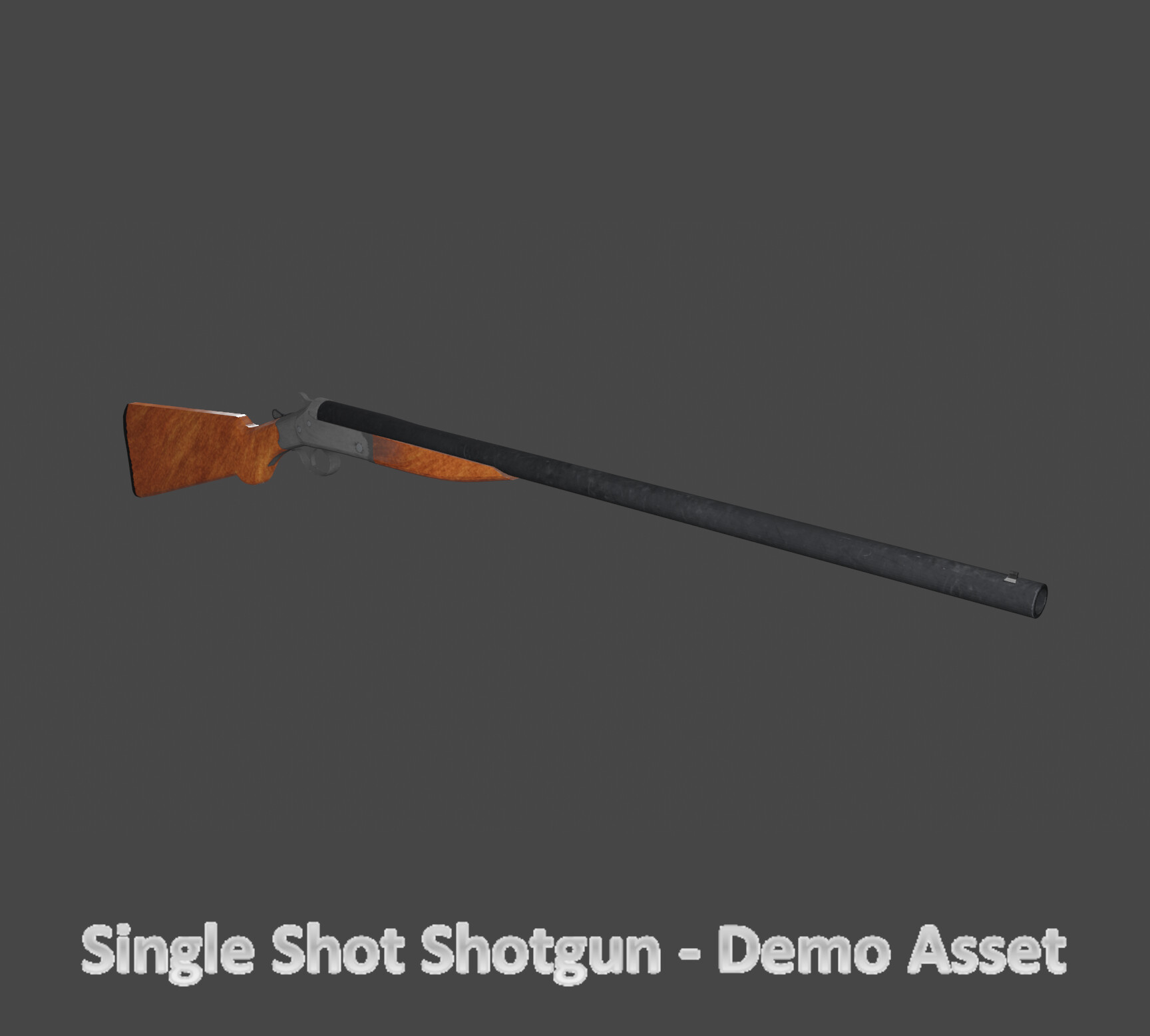 ArtStation - Single Shot Break Action Shotgun (Demo Asset)