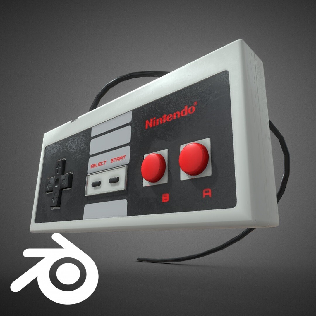 ArtStation - NES Controller