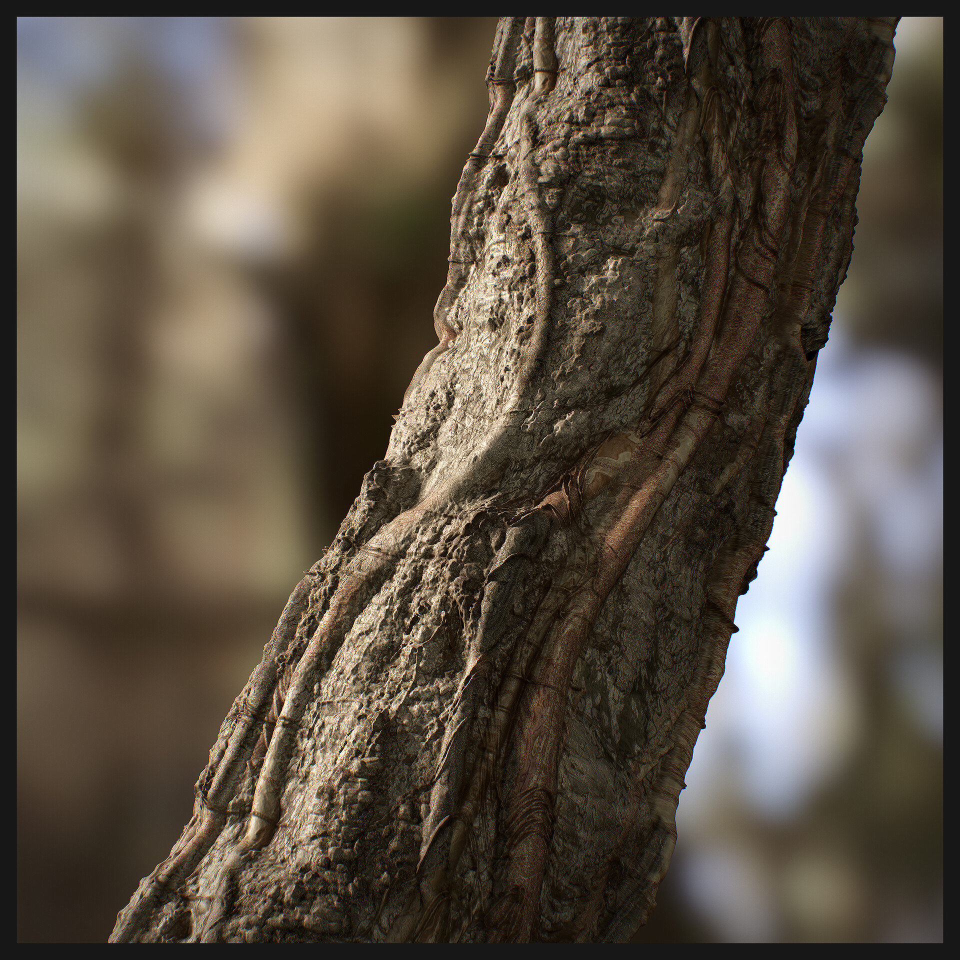 ArtStation - Gnarly Tree Material