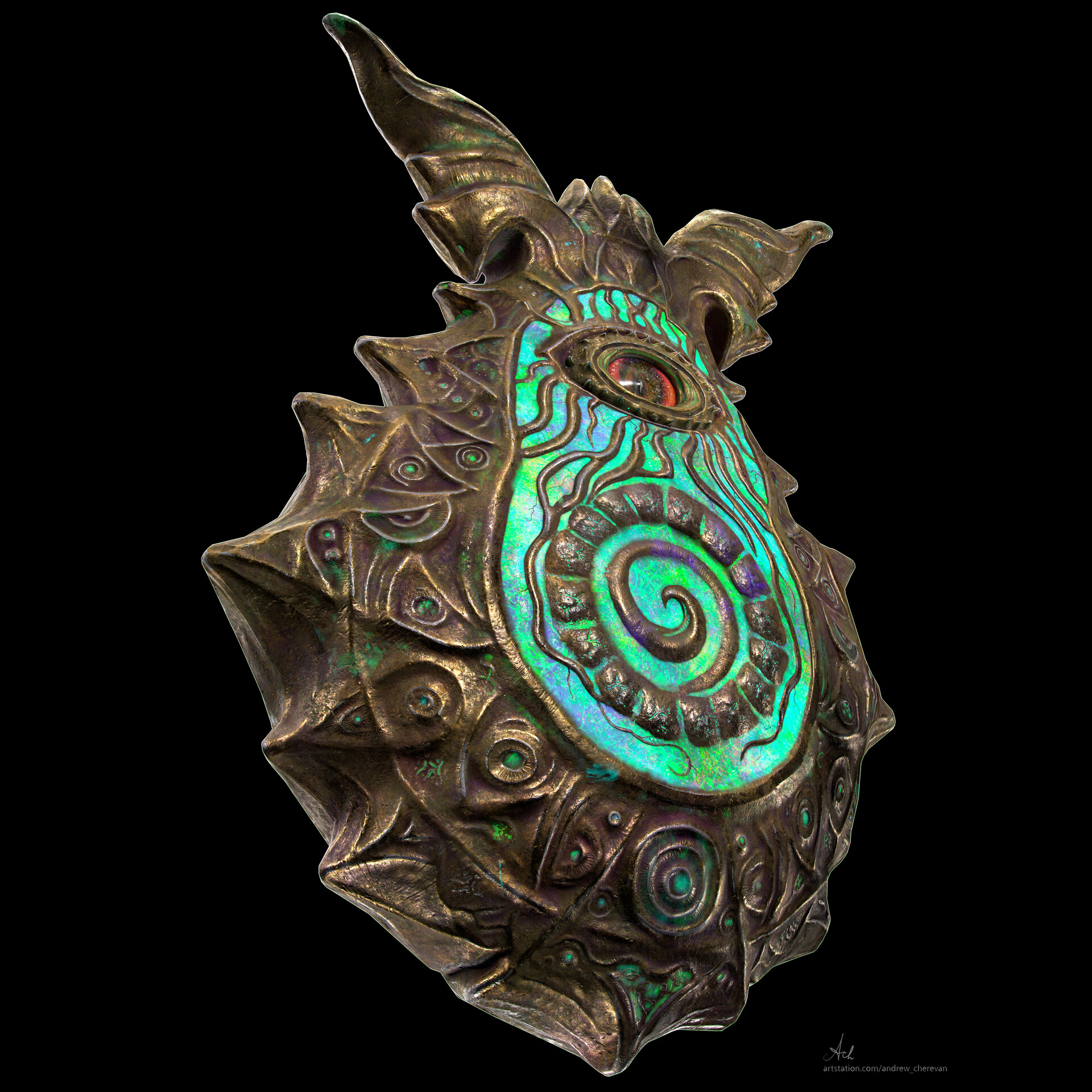 ArtStation - Cthulhu Amulet