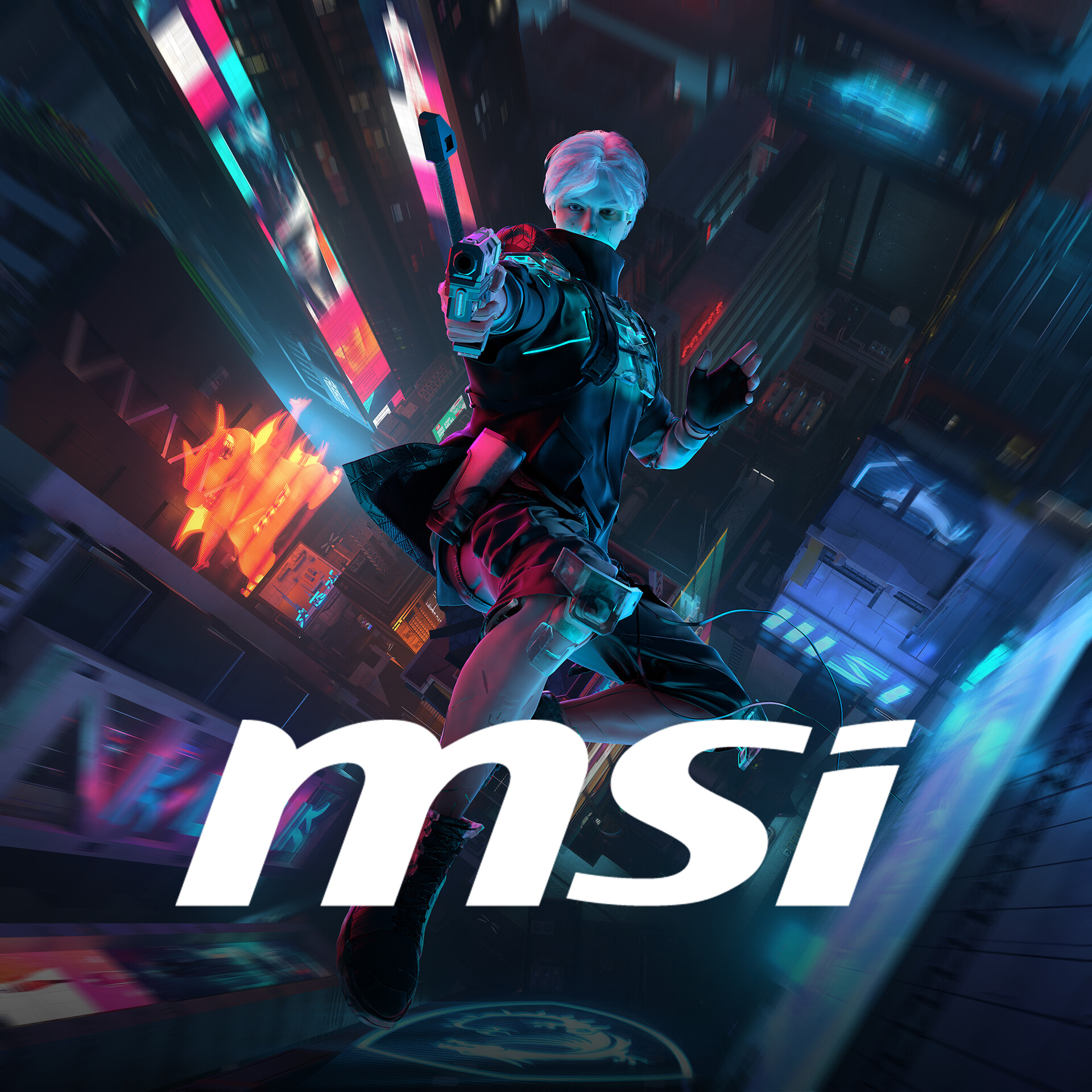 ArtStation - MSI Cyborg 15 - Marketing Key Art