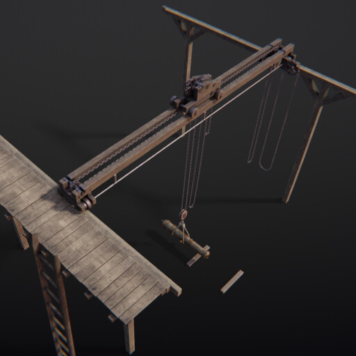 ArtStation - Overhead Crane